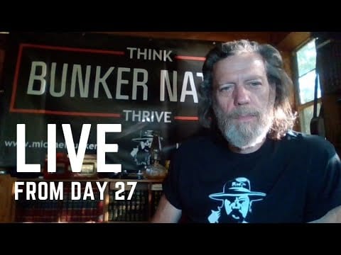 LIVE from Day 27 of the Off-Grid Challenge | Michael Bunker