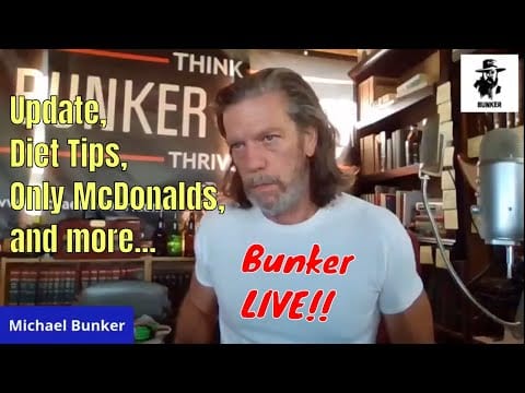 Bunker LIVE!! Daytime Update, Solar batteries, and Q&A | Michael Bunker